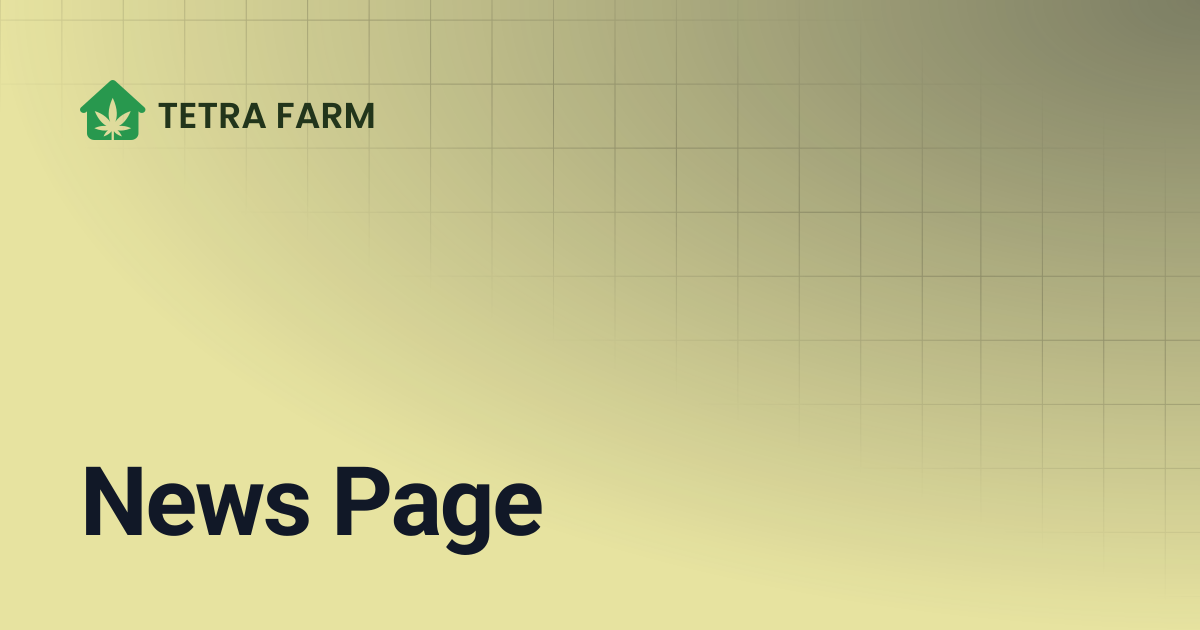 News Page | Tetra Farm Wiki